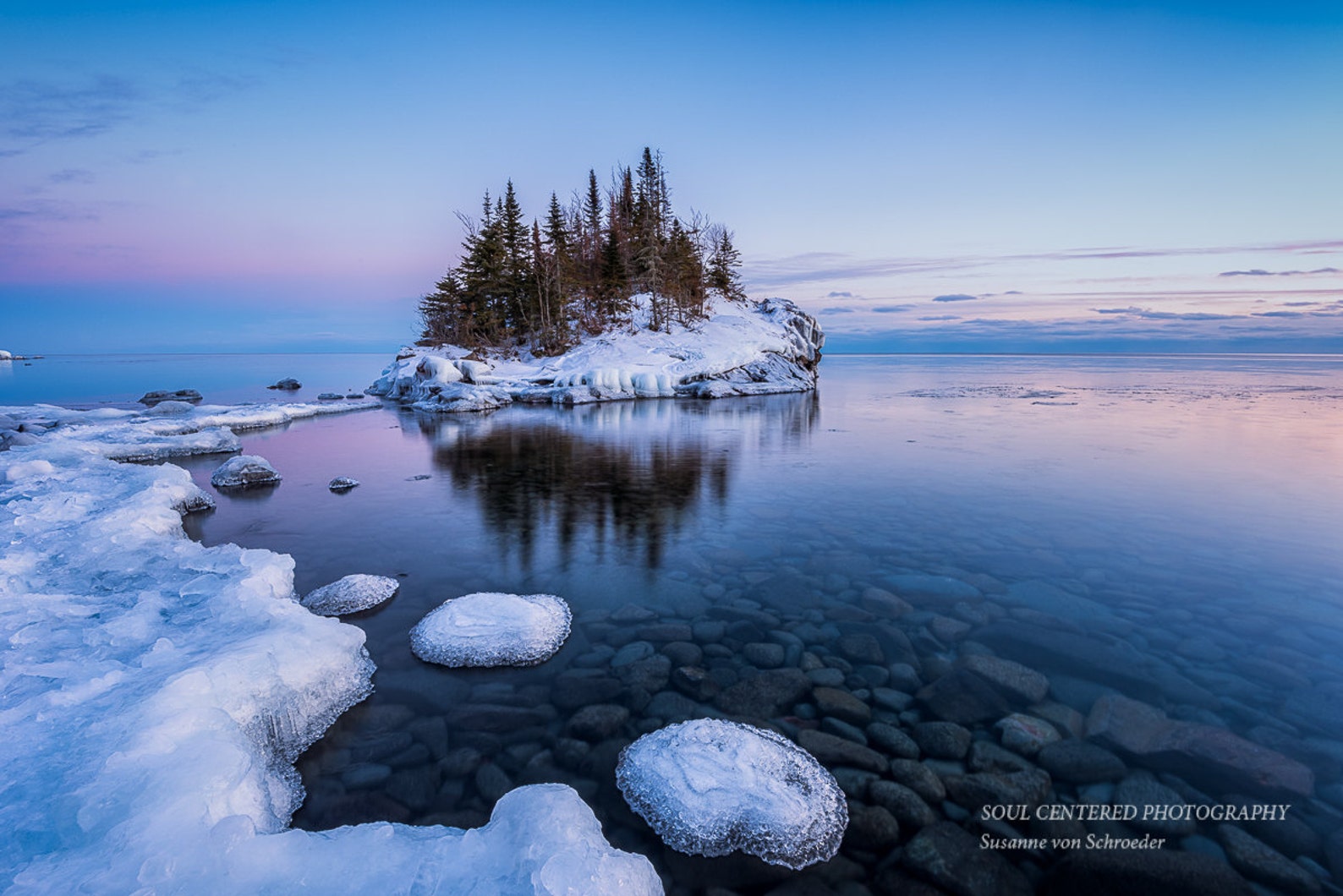 Lake Superior, Winter Sunset, Landscape Photography, North Shore ...