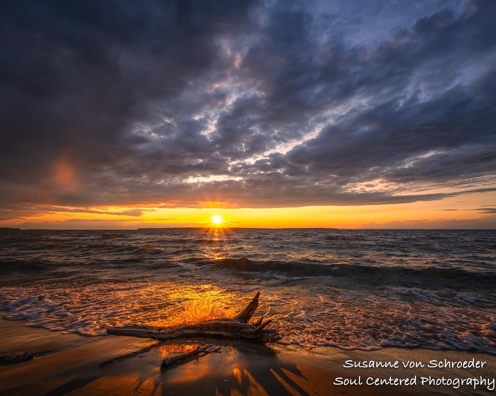 Nature Photography, Lake Superior, Summer Sunset, Wall Art, Panorama ...