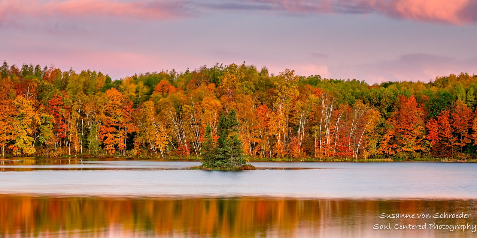 Nature Photography Autumn Landscape Dawn Birch Trees Fall - Etsy