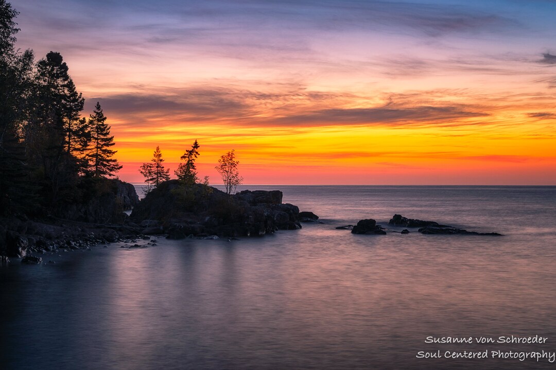 Lake Superior Dawn, Nature Photography, Temperance River, North Shore ...