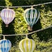 Hot Air Balloons String Lights Balloons Garland Battery Operated LED7 ...