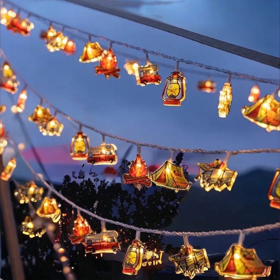 Camping RV Garland String Lights: 5 Ft LED Fairy Lights - Etsy
