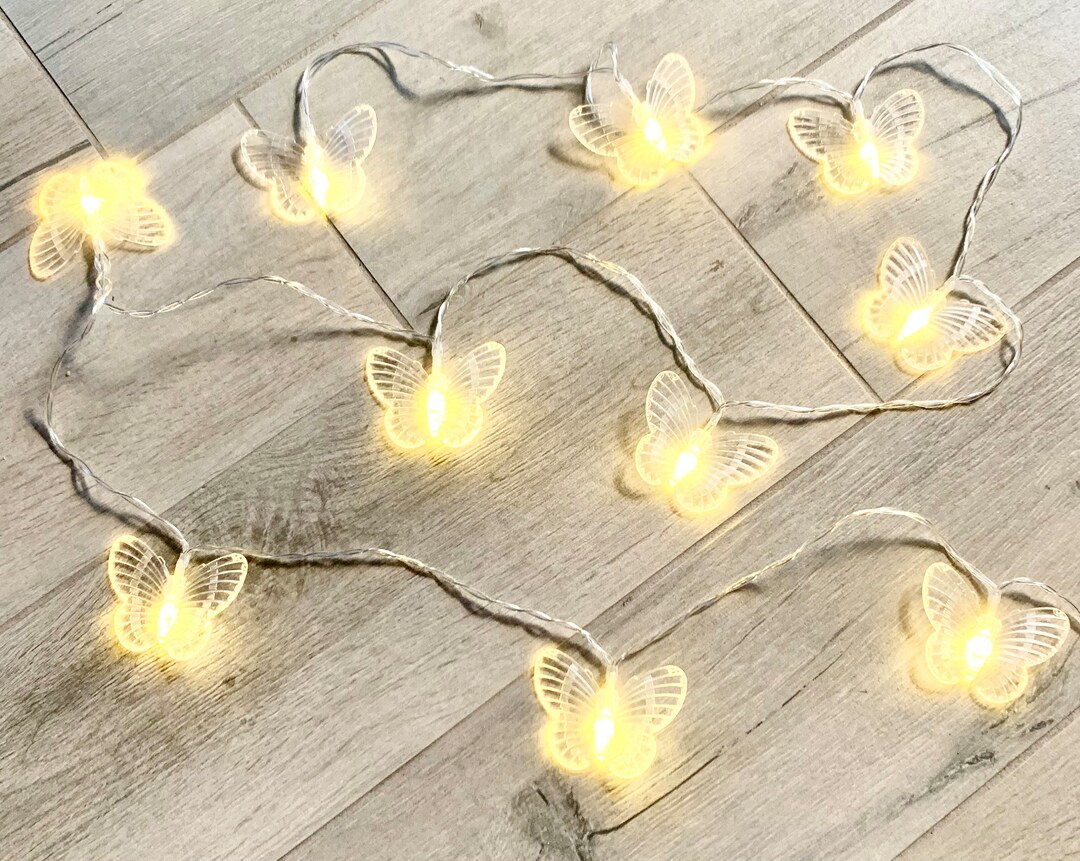 Butterfly Lovers String Lights Garland, 5 Foot Fairy Light String ...