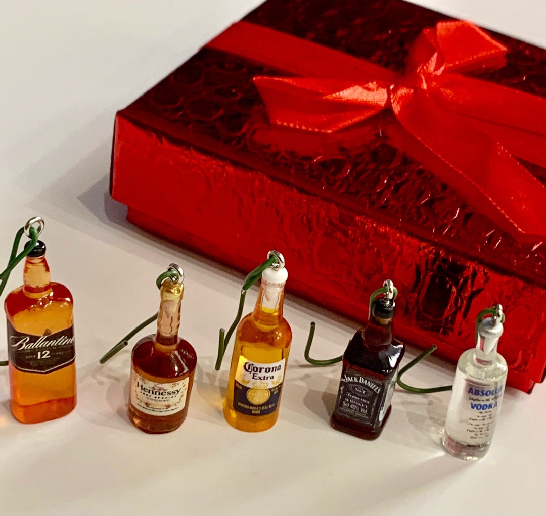Bar Theme 1 Inch Tall Alcohol Ornaments Pack of 20 Miniature Alcohol ...