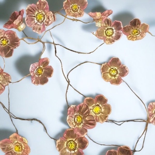 Flower String Lights - Etsy