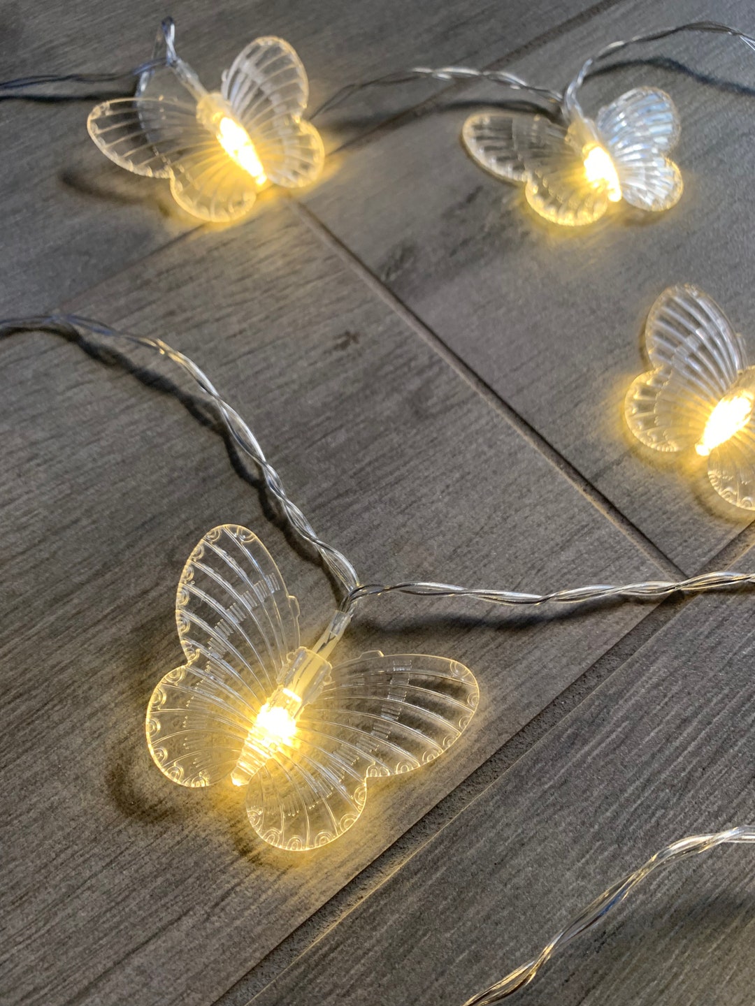 Butterfly Theme String Lights Garland, 5 Foot Fairy Light String Lights ...