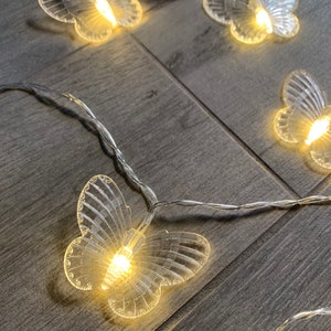 Butterfly Theme String Lights Garland, 5 Foot Fairy Light String Lights ...