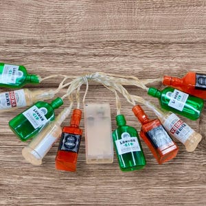 Alcohol Bottle String Lights: LED Bar Party Garland - Etsy