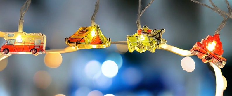 Camping RV Garland String Lights: 5 Ft LED Fairy Lights - Etsy
