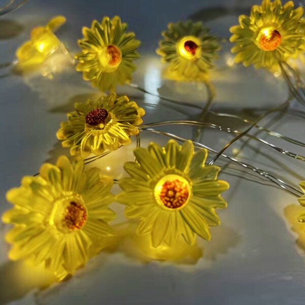 Flower String Lights - Etsy