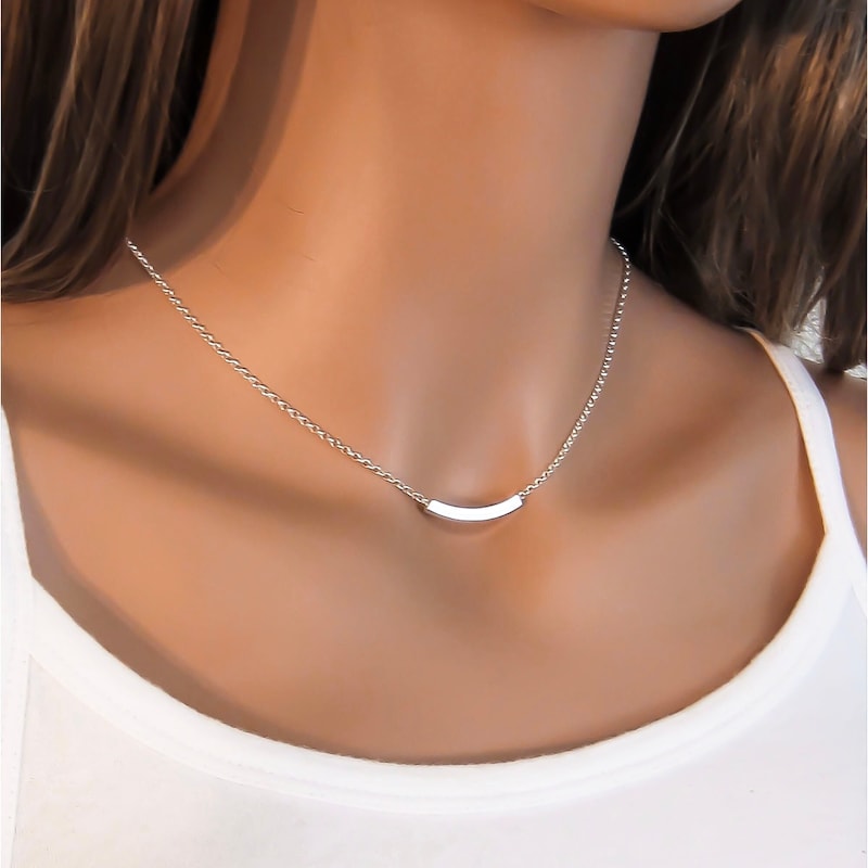 Curved Bar Chain - Etsy