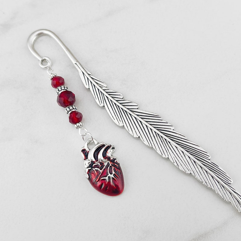 Heart Bookmark - Etsy
