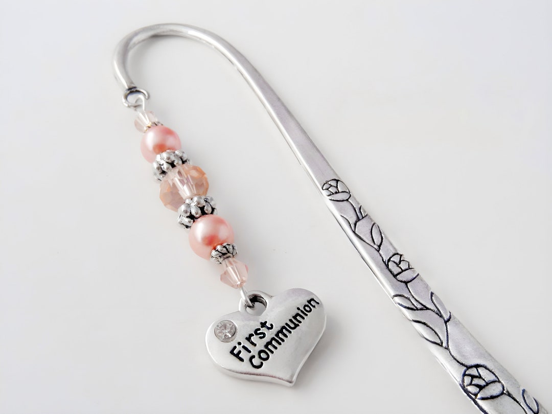 First Communion Bookmark Tibetan Silver Bookmark Unique Bookmarks First ...
