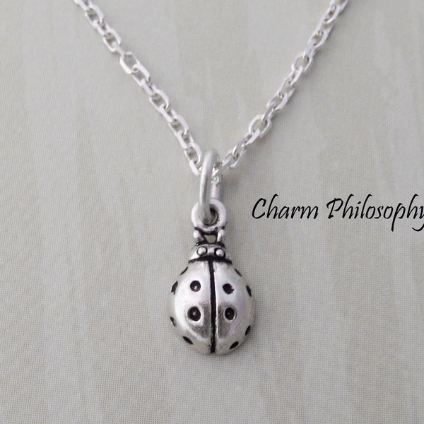 Ladybug Necklace - Etsy