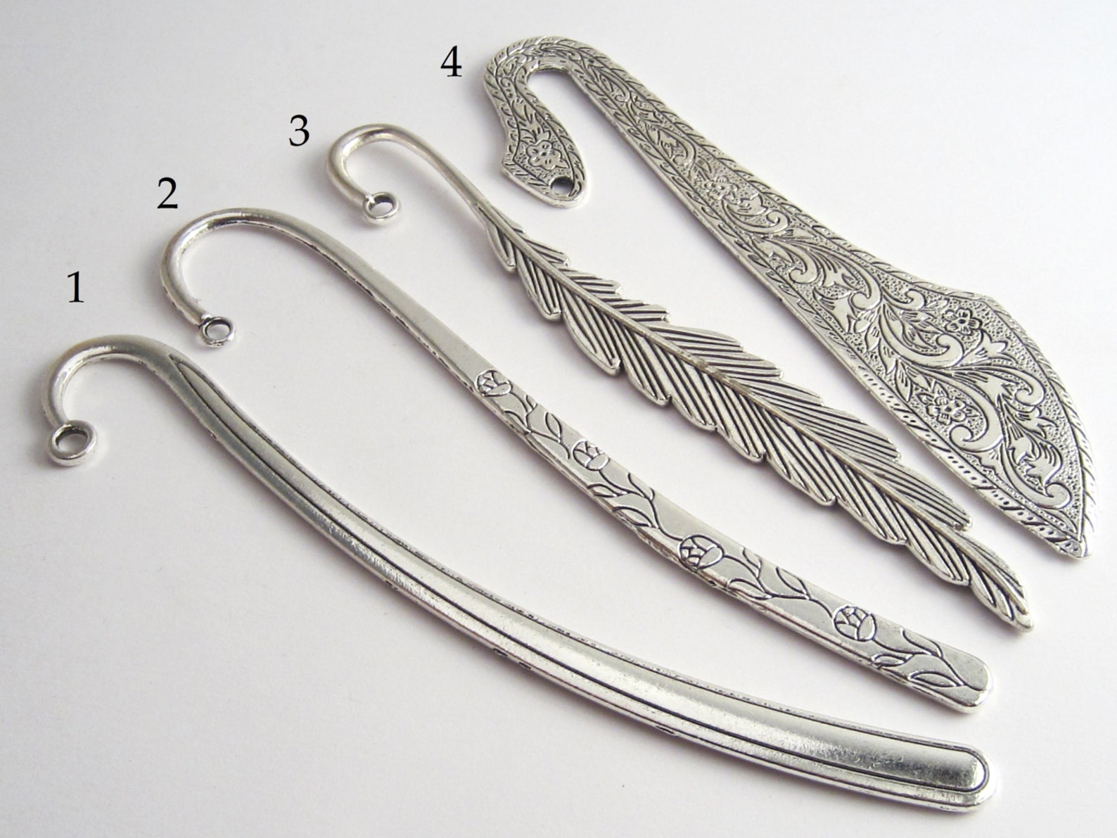 Initial Bookmark Lowercase Letter Tibetan Silver Bookmark - Etsy