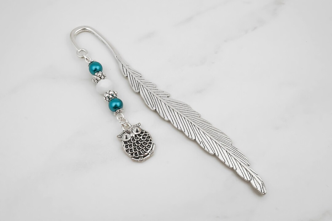 Owl Bookmark Tibetan Silver Bookmark Stationary Owl Gift Ideas ...