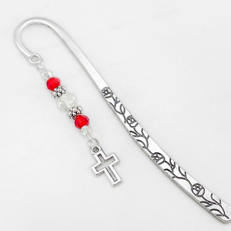 Cross Bookmark - Etsy