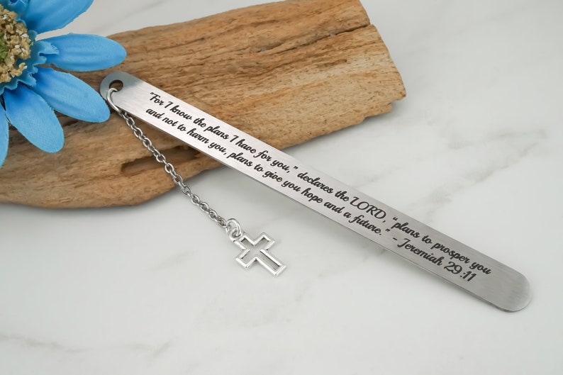 Custom Bible Verse Bookmark Custom Prayer Bookmark - Etsy
