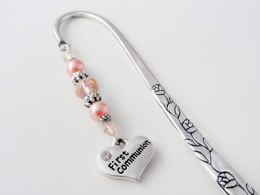 First Communion Bookmark - Tibetan Silver Bookmark - Unique Bookmarks ...