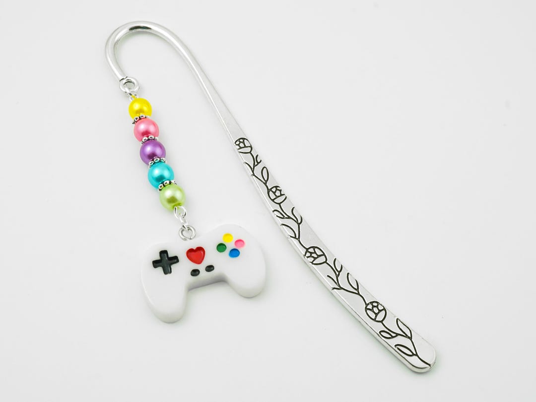 Retro Video Game Controller Bookmark - Gamer Bookmark - Custom Tibetan ...