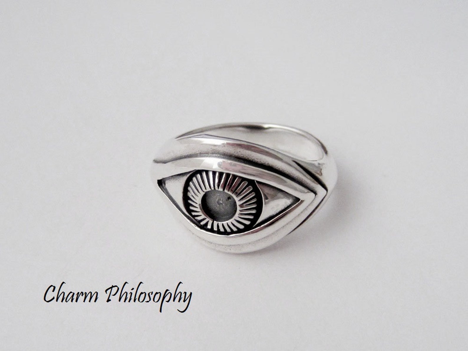 Eye Ring 925 Sterling Silver Jewelry Silver Human Eye Ring | Etsy Canada