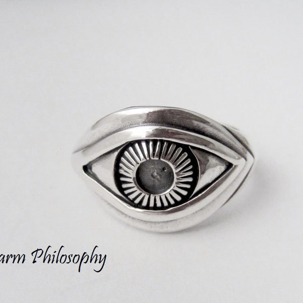 Glass Eye Ring - Etsy