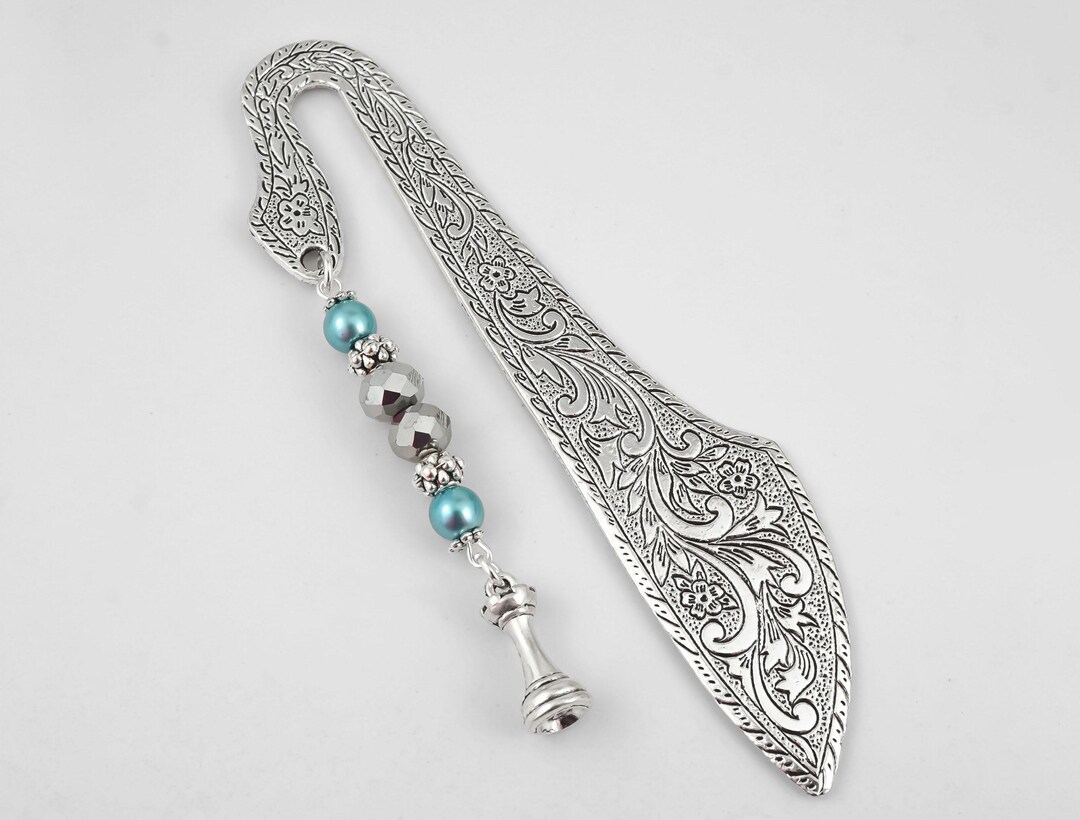 Rook Chess Piece Bookmark - Unique Tibetan Silver Bookmark - Unique ...