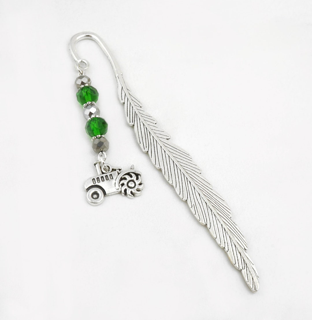 Tractor Bookmark, Farmer Gifts, Tractor Charm Bookmark, Farmer Bookmark ...