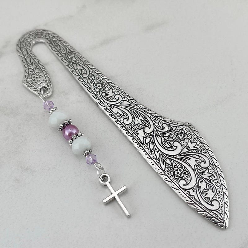 Cross Bookmark - Etsy