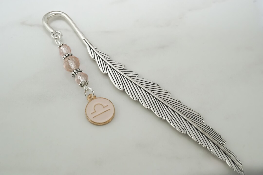 Libra Bookmark Libra Zodiac Sign Charm Bookmark, Astrology Bookmark ...