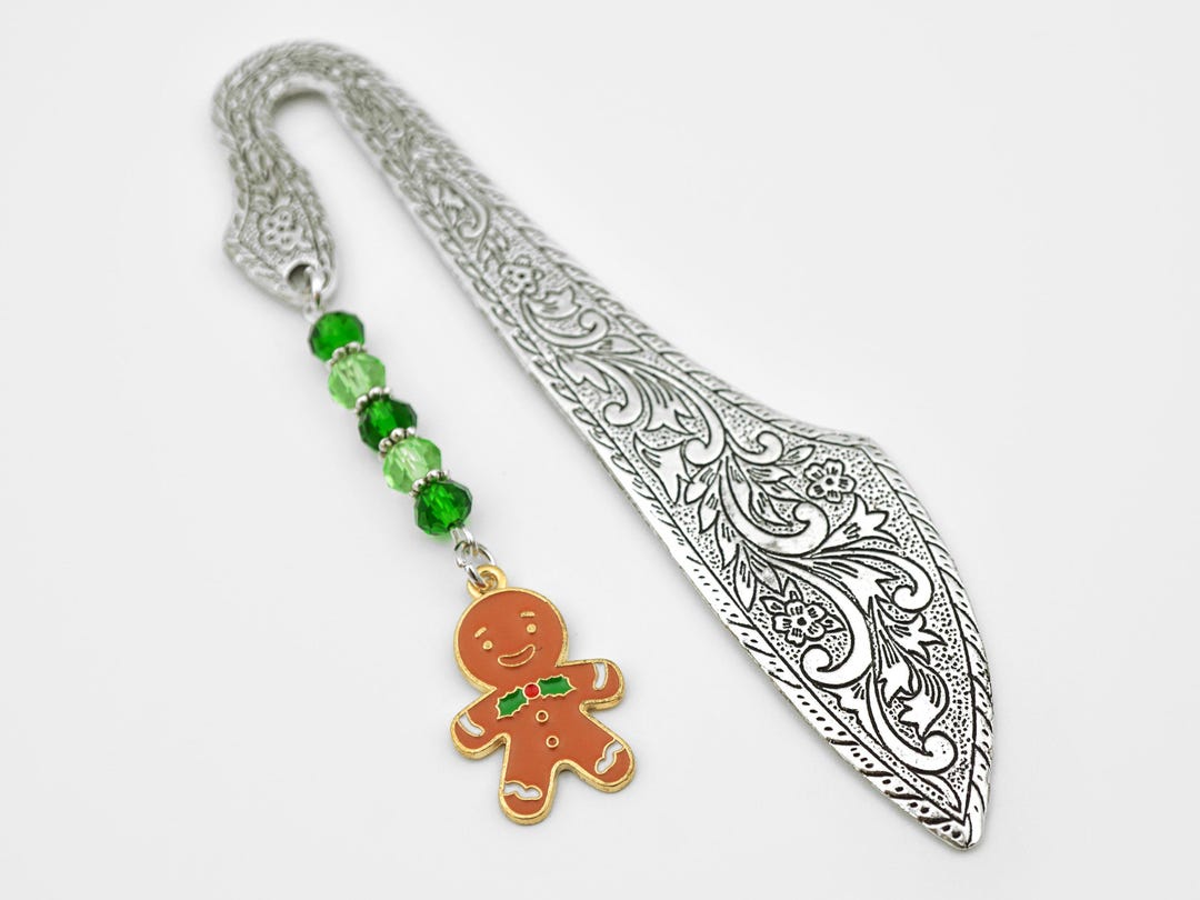 Gingerbread Man Bookmark: Christmas Stocking Stuffer Gifts - Etsy