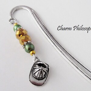 Firefighter's Hat Bookmark Tibetan Silver Bookmark Unique Bookmarks ...
