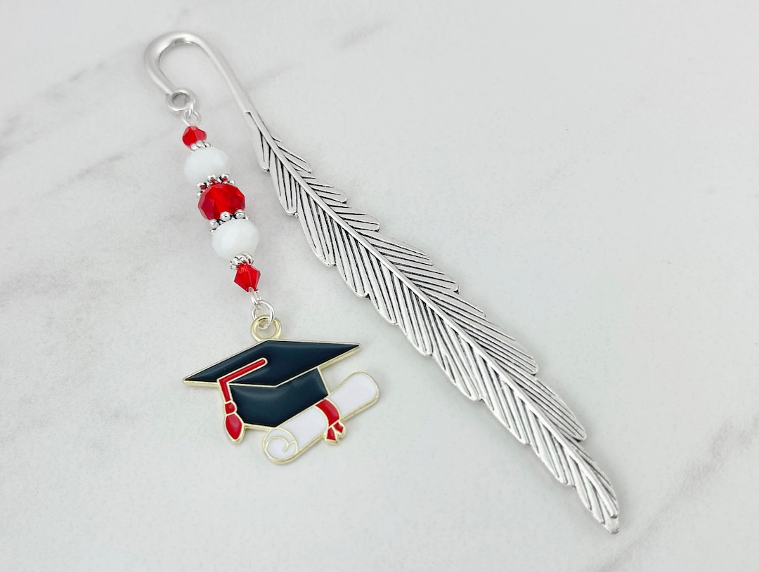 Graduation Bookmark Graduation Gifts for Him or Her Enamel Grad Cap ...