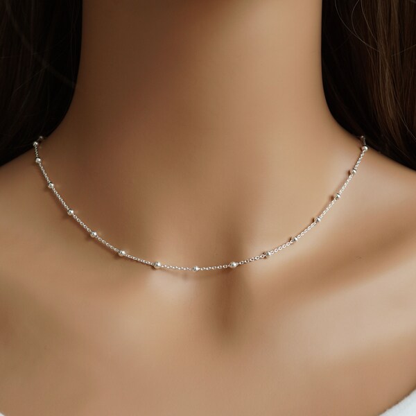 Station Necklace - Etsy