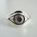 Eye Ring 925 Sterling Silver Jewelry Silver Human Eye Ring - Etsy
