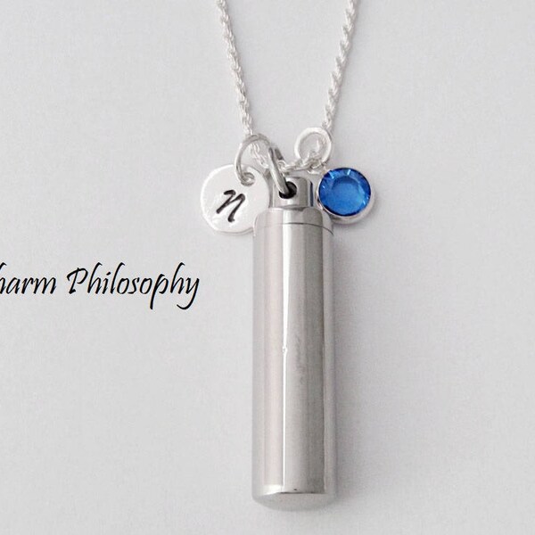 Capsule Necklace - Etsy