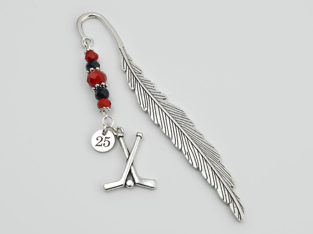 Hockey Bookmark - Personalized Hockey Player Gifts - Hockey Lover Gifts ...