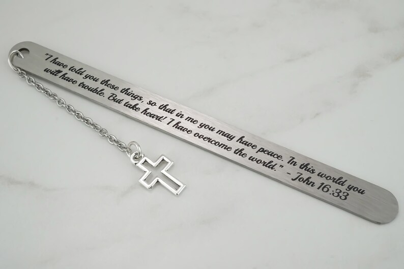 Custom Bible Verse Bookmark Custom Prayer Bookmark - Etsy