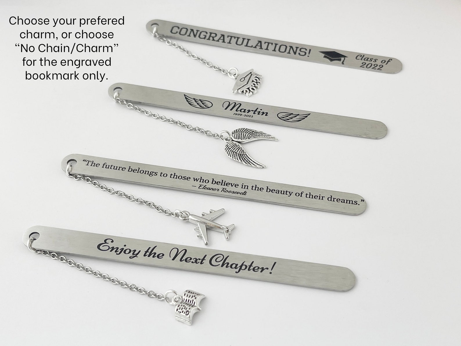 Custom Grandpa Bookmark Stainless Steel Laser Engraved - Etsy Canada