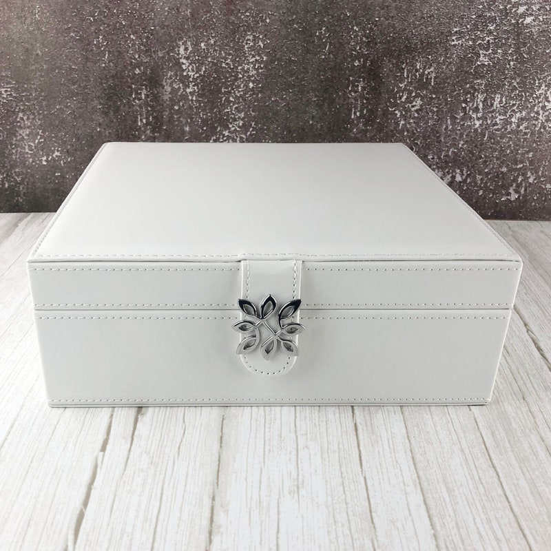 White Jewelry Box - Etsy