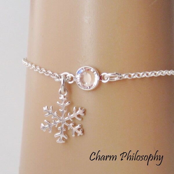 Snowflake Bracelet - Etsy