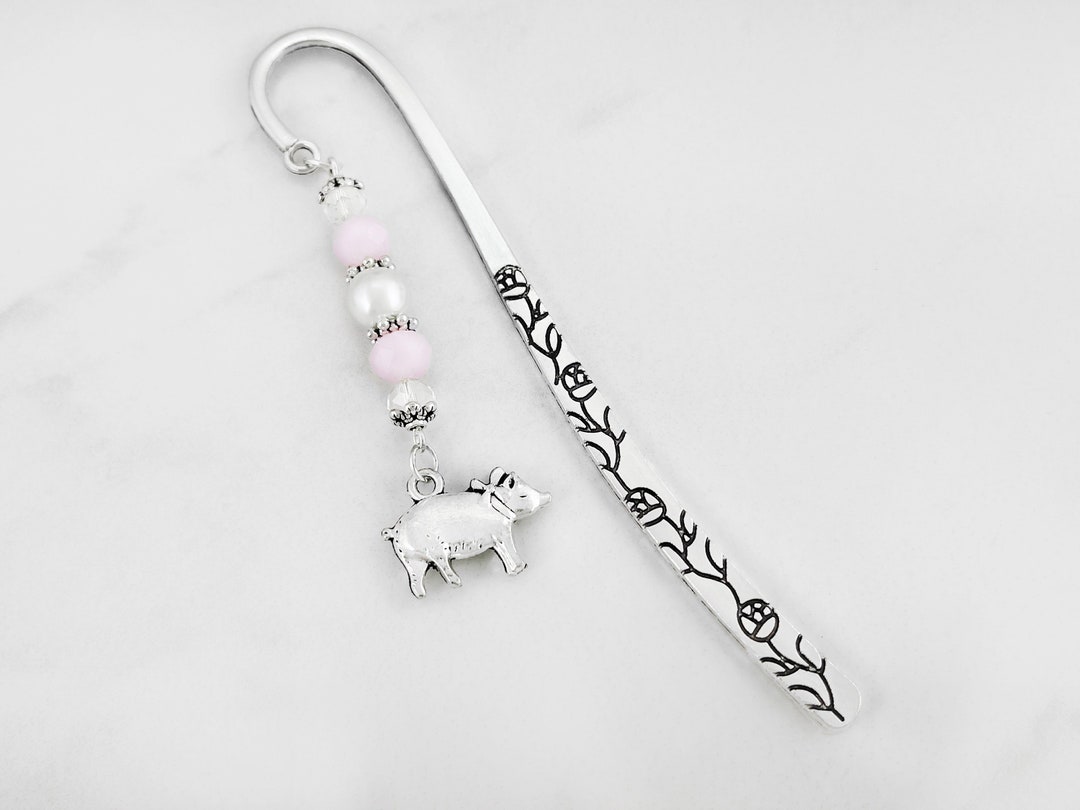 Pig Bookmark for Pig Lover Gifts for Teacher Gifts Tibetan Silver ...