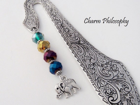 Indian Elephant Bookmark Tibetan Silver Bookmark Unique | Etsy Canada