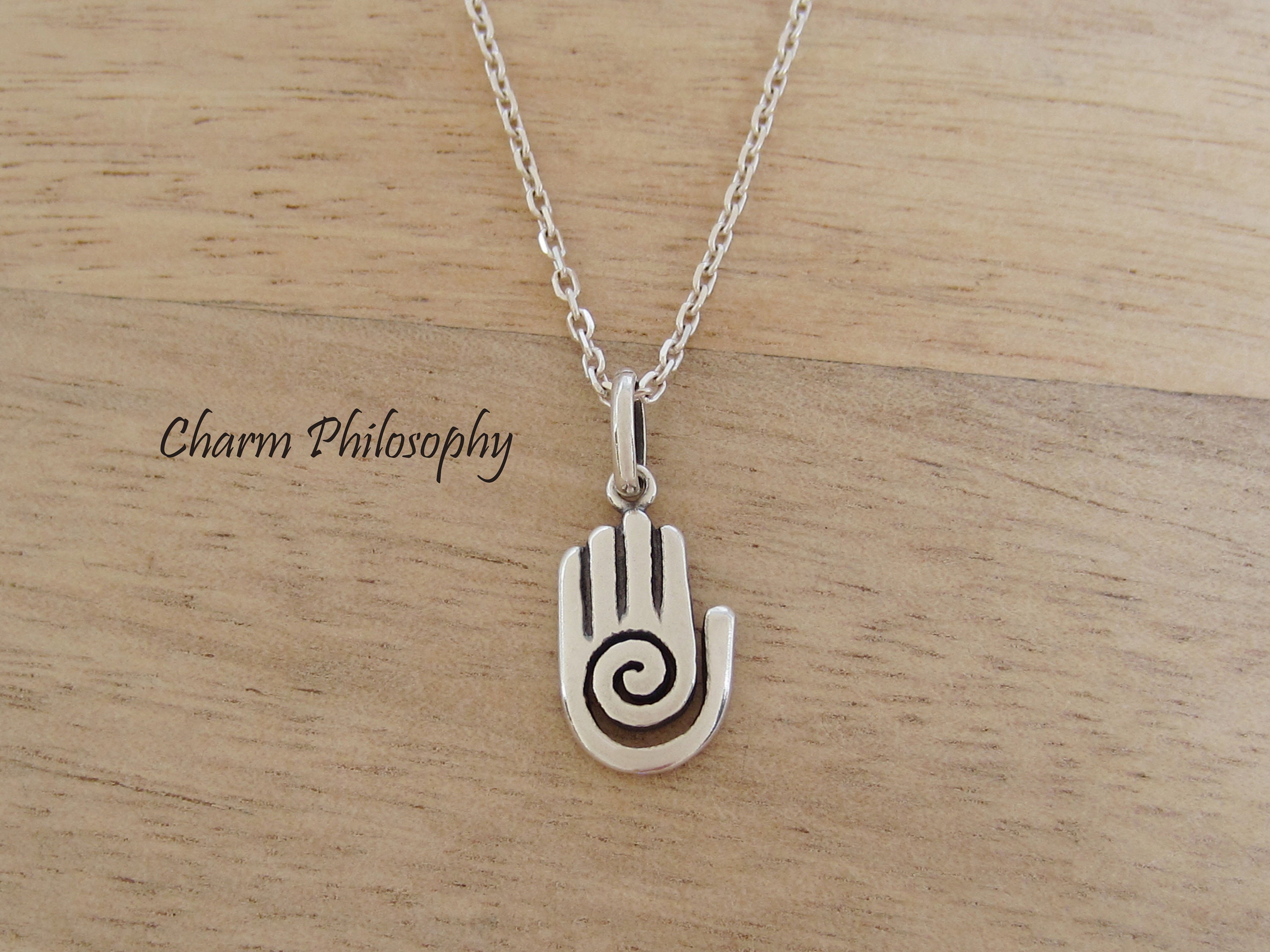 Healing Hand Necklace 925 Sterling Silver Jewelry Hopi - Etsy Australia