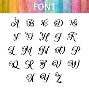 Cursive Initial Necklace - Custom Engraved Letter Necklace - 925 ...