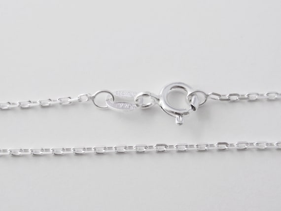 Solid Sterling Silver Chain, 925 Silver Anchor Chain Solid Sterling Silver Chain, 925 Silver Anchor Chain
