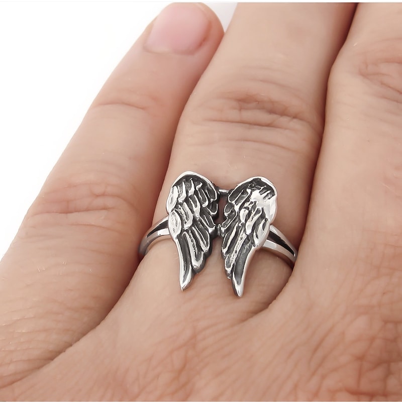 Angel Wings Ring - Etsy