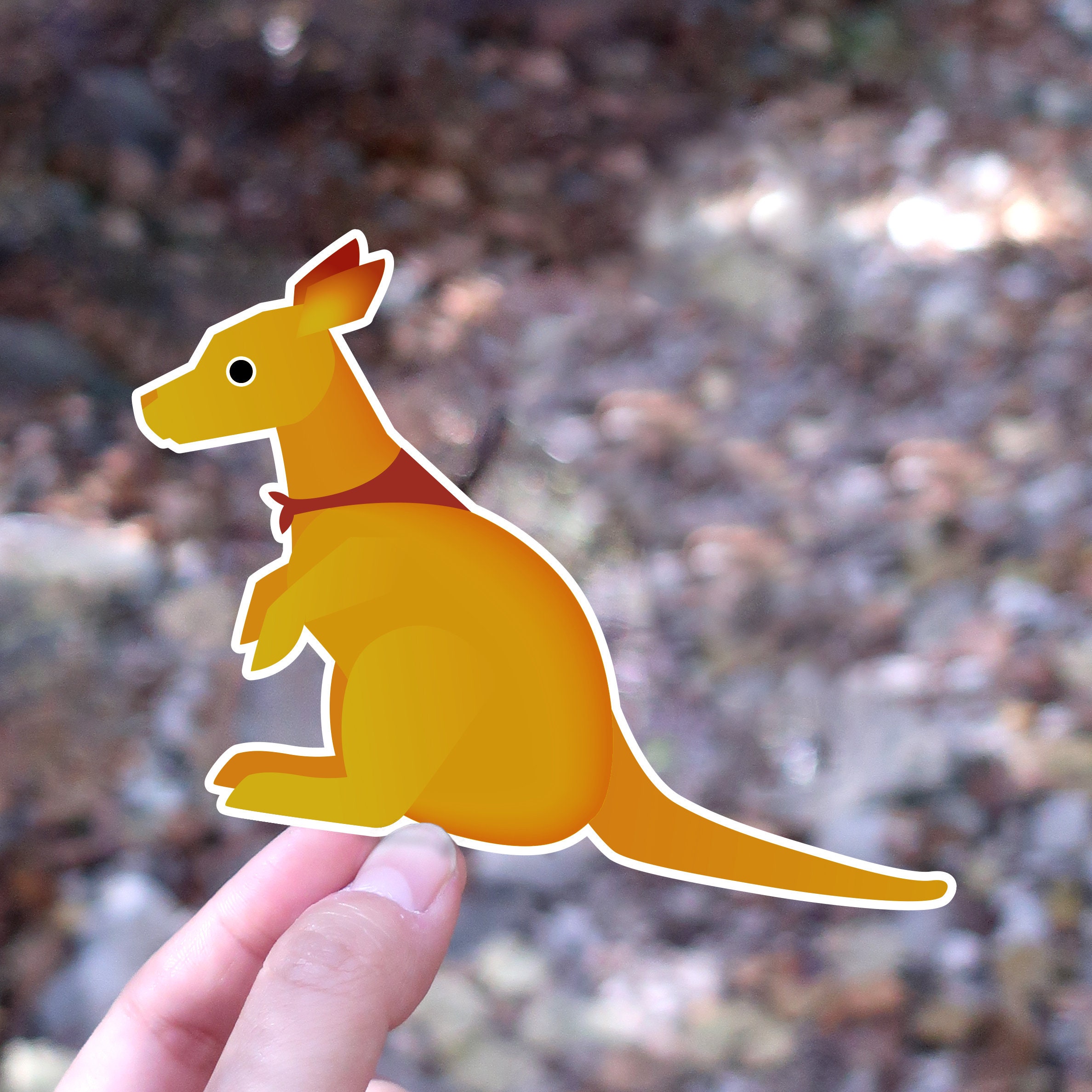 Fundraiser for Australia Wallaby Sticker - Etsy