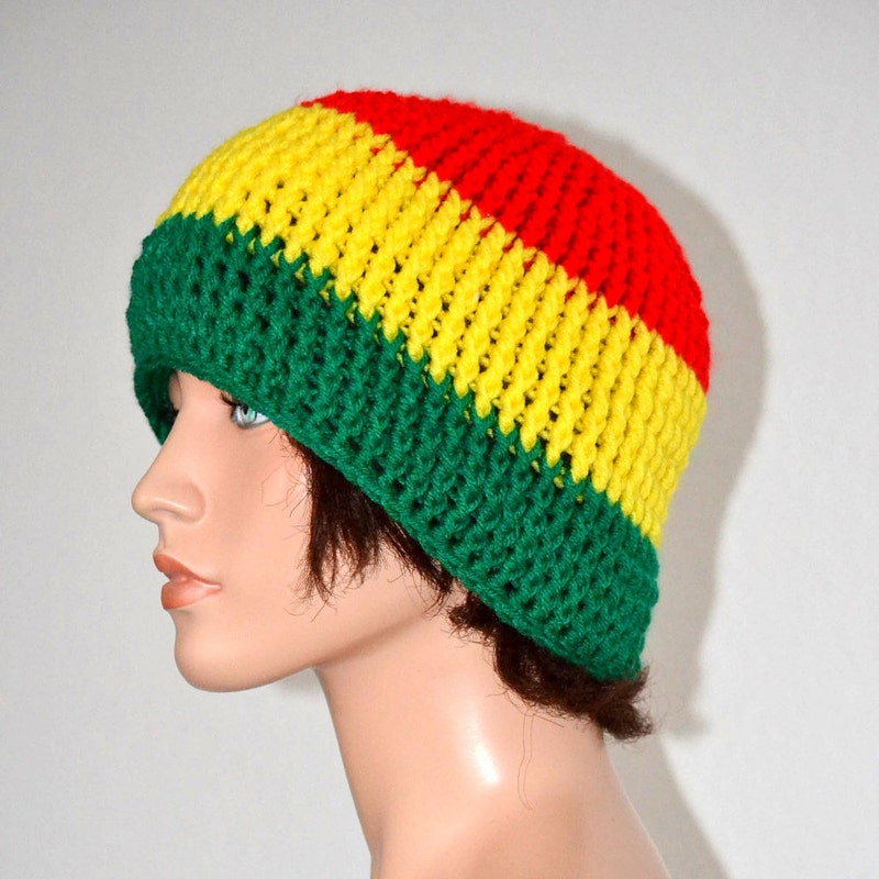 Rasta Beanie - Etsy