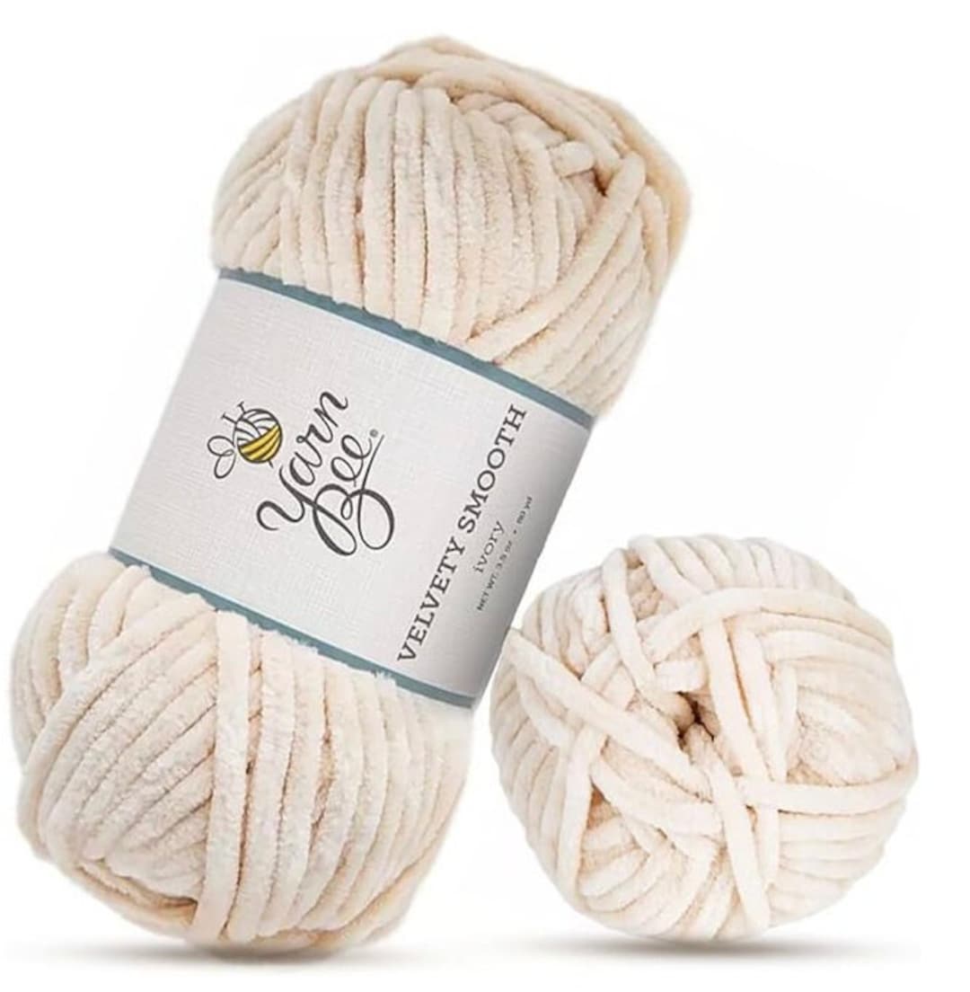 Hobby Lobby Yarn Bee Soft & Sleek Super Bulky 6 Ivory #02 - Etsy